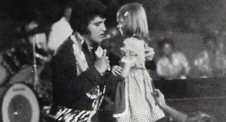 During a 1975 concert, The King spotted a blind little girl in the ...
