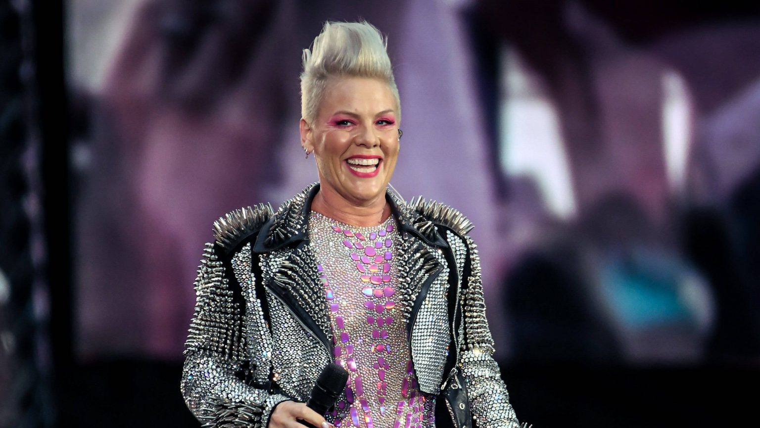 Watch Pink shares emotional throwback duet with veteran father