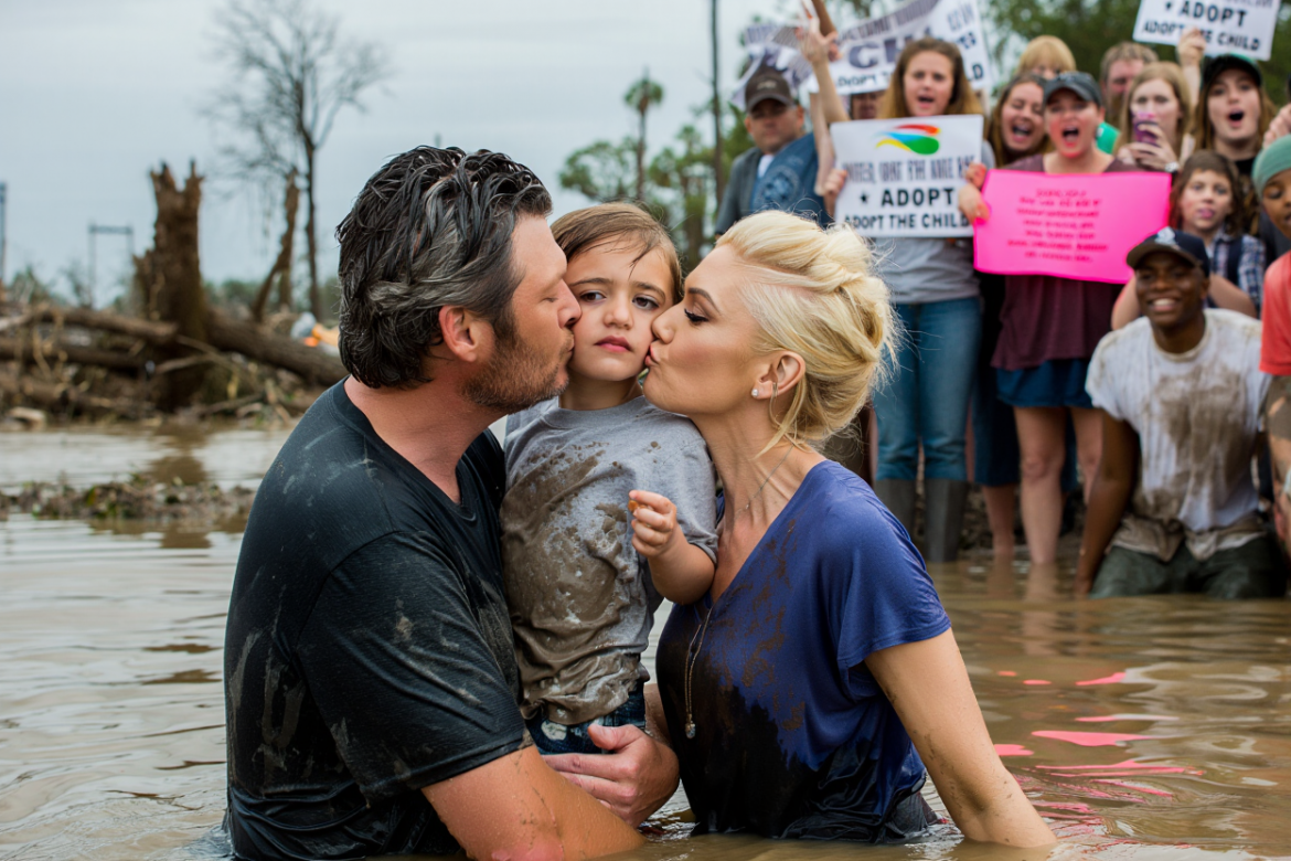 "Blake Shelton and Gwen Stefani Stay in Texas to Support Storm Victims and Rescue Teams"