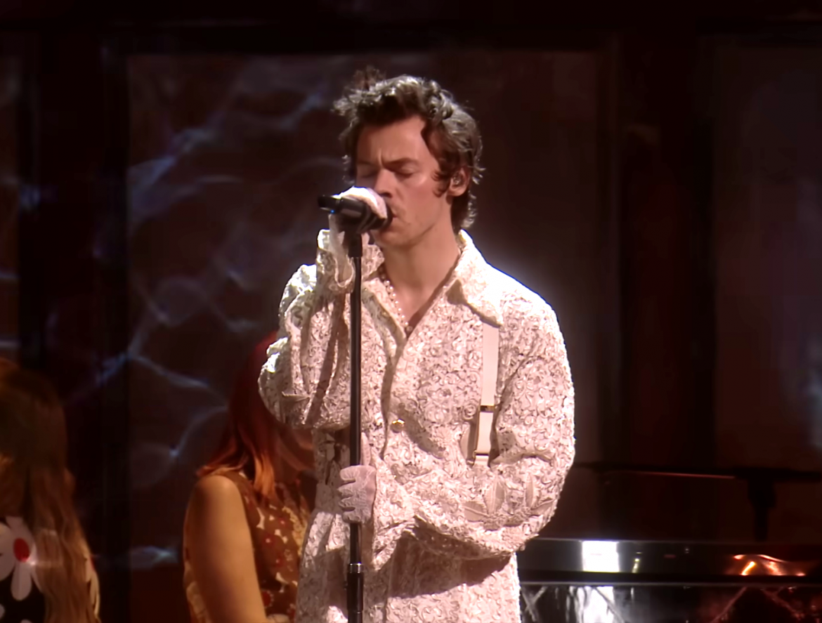 Harry Styles Performs “Falling” Live at the 2020 BRIT Awards